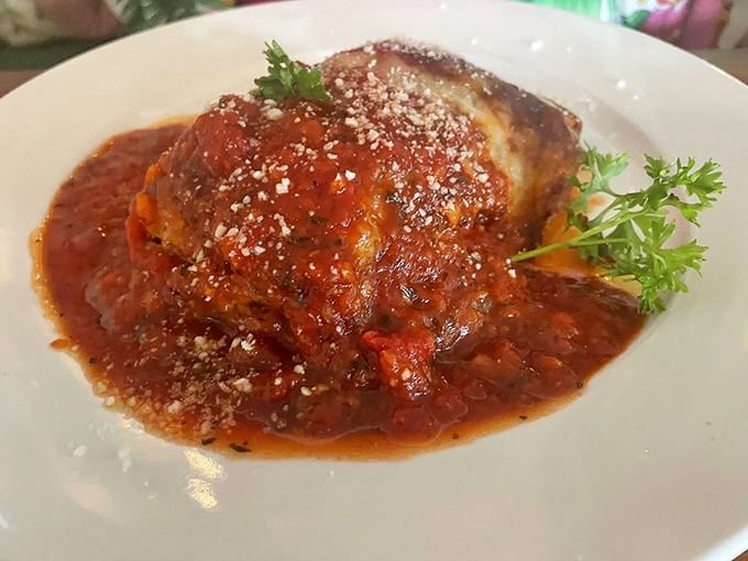 Lasagna that doesn't just fill your stomach but feeds your soul &ndash; layers of pasta, meat, and cheese in perfect harmony.