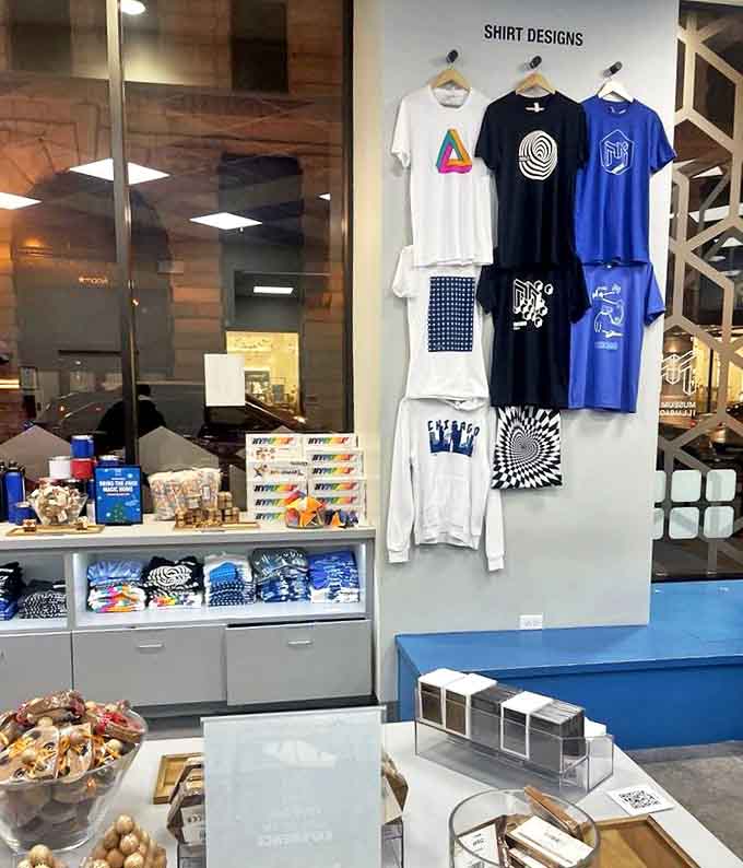 The gift shop offers brain-teasing souvenirs that let you take the confusion home. Because why should the mind-bending fun end when you leave?