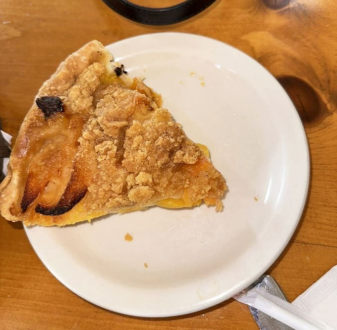 Peach pie with that crumbly topping proves summer has a flavor, and it's absolutely worth celebrating with dessert.