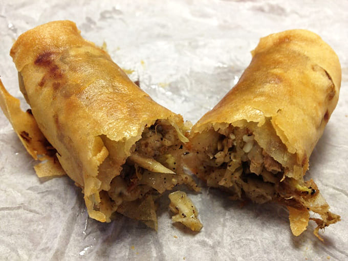 The genius revealed: tender roast beef wrapped in a crispy shell, creating Minnesota's most innovative fusion dish.