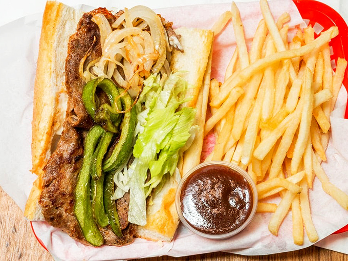 Philly, meet Chicago! This steak sandwich is a mouthwatering fusion that will transport your taste buds across state lines.