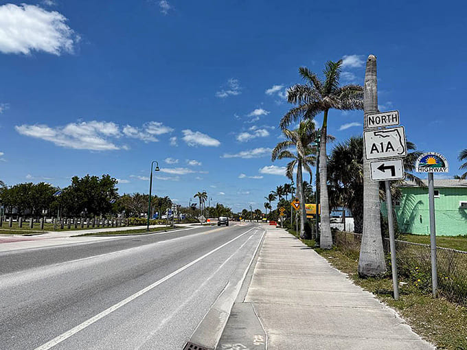 Fort Pierce's stretch of A1A delivers that classic Florida vibe &ndash; wide roads, swaying palms, and the constant promise of beach access.