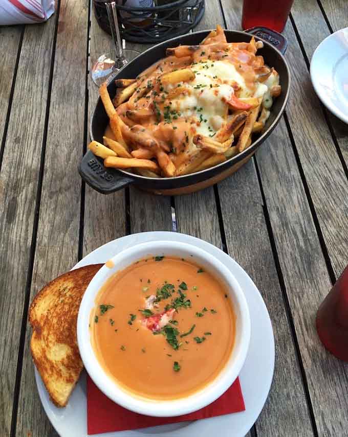 The dynamic duo of lobster poutine and bisque creates a seafood experience that'll have you questioning why you ever ordered anything else.