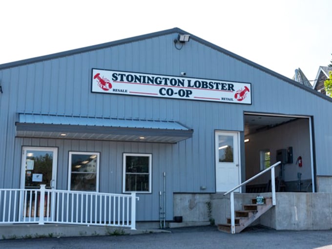 The Stonington Lobster Co-op stands as the beating heart of the local fishing economy, where the day's catch becomes tomorrow's feast.