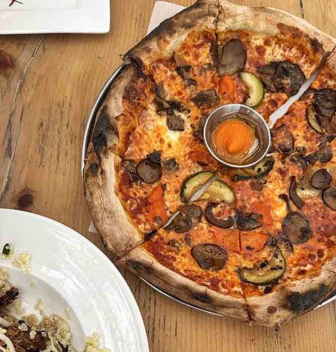 The Elote-style pizza brings Mexican street corn vibes to Italian tradition in a fusion that actually works.