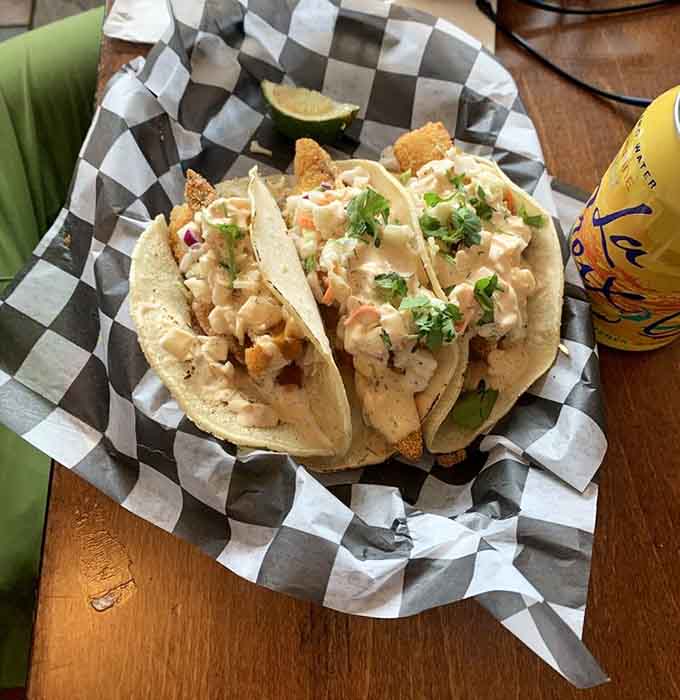Walleye tacos topped with fresh cilantro prove that Minnesota's favorite fish tastes even better wrapped in a warm tortilla.