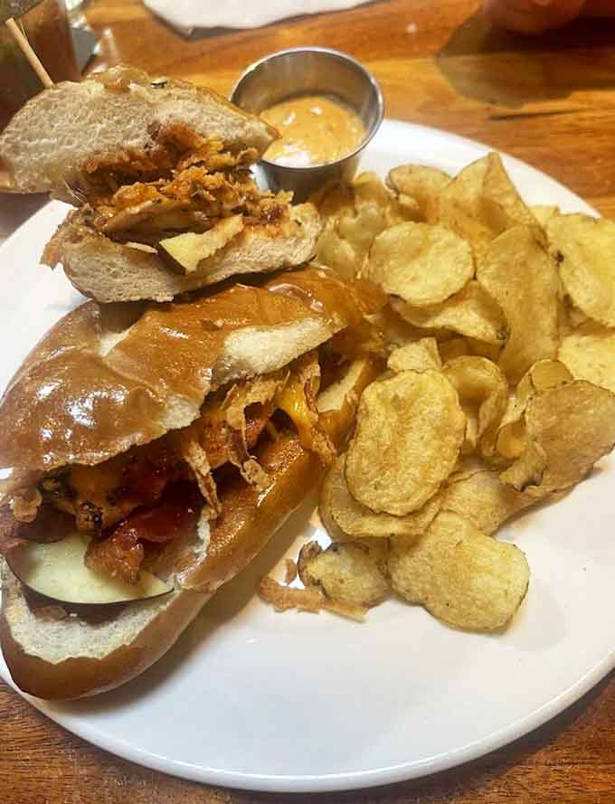 The Nashville Hot Chicken Sandwich brings Tennessee heat to Michigan with crispy, spicy perfection worth the burn.