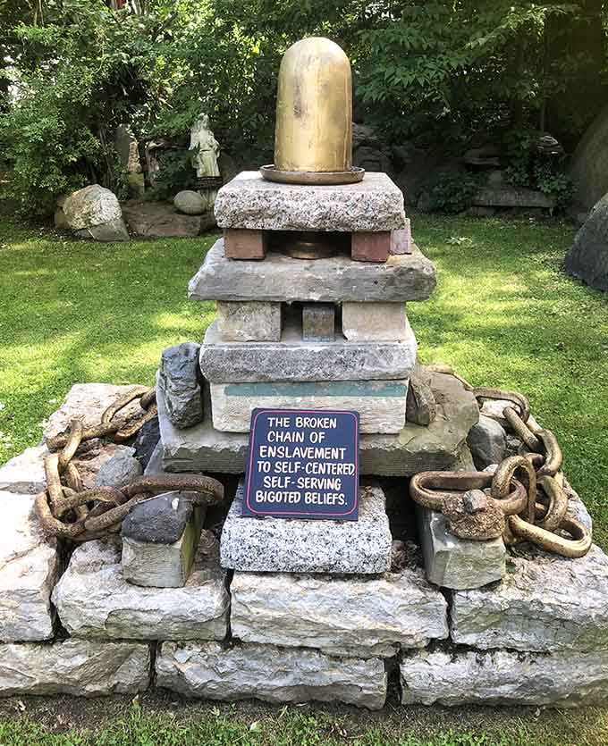 The Broken Chain of Enslavement wraps heavy metal around heavier concepts, delivering its message with all the subtlety of a sledgehammer and twice the impact.