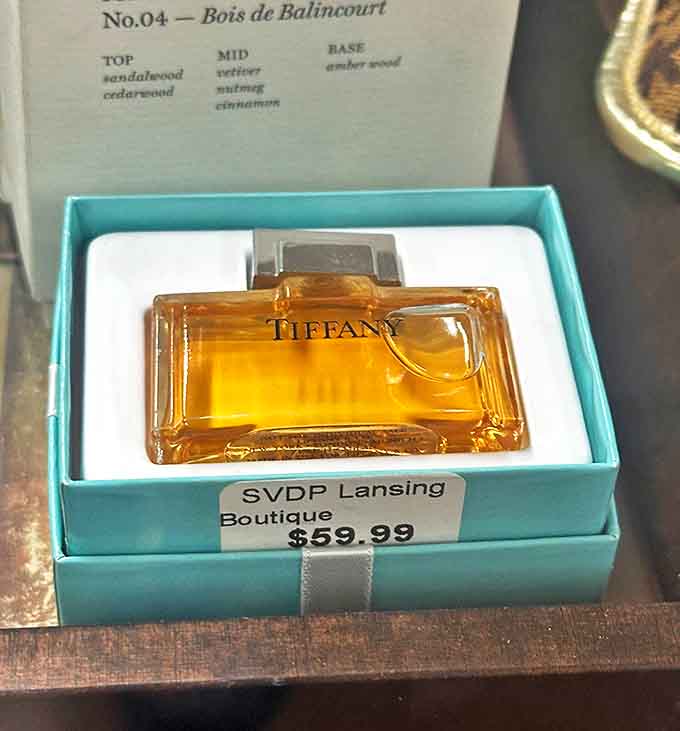Even designer fragrances make appearances here, proving that luxury doesn't always require luxury prices when you know where to look.