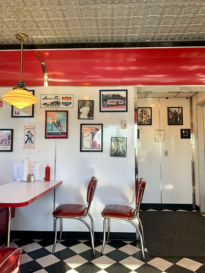 A wall of memories! These vintage treasures aren't just decor, they're conversation starters served with a side of "Remember when?"