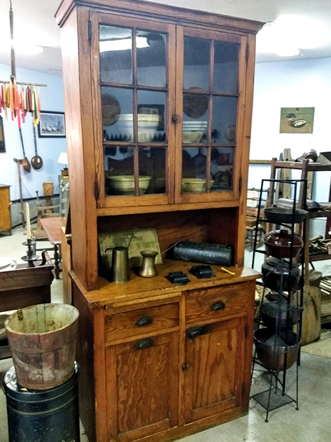 This isn't just a kitchen cabinet &ndash; it's a survivor from when furniture was built to outlast its makers.