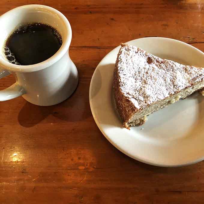 Coffee and cake, the dynamic duo that's been solving life's problems since someone first thought to combine them.