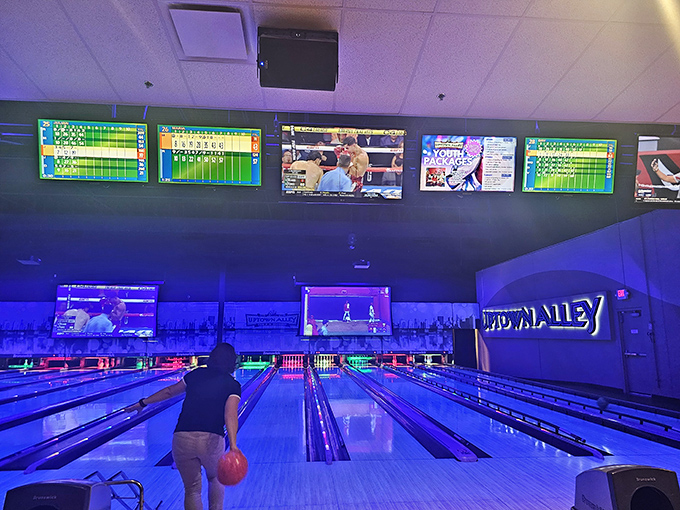 Not your grandpa's bowling alley! These state-of-the-art lanes feature HD screens, comfortable seating, and an atmosphere that makes even gutter balls fun.