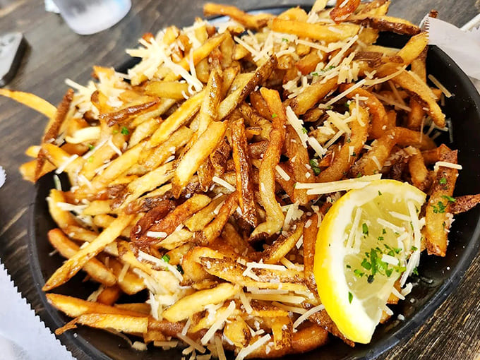 When fries become the main event &ndash; these golden beauties topped with Parmesan transform the humble potato into something transcendent.