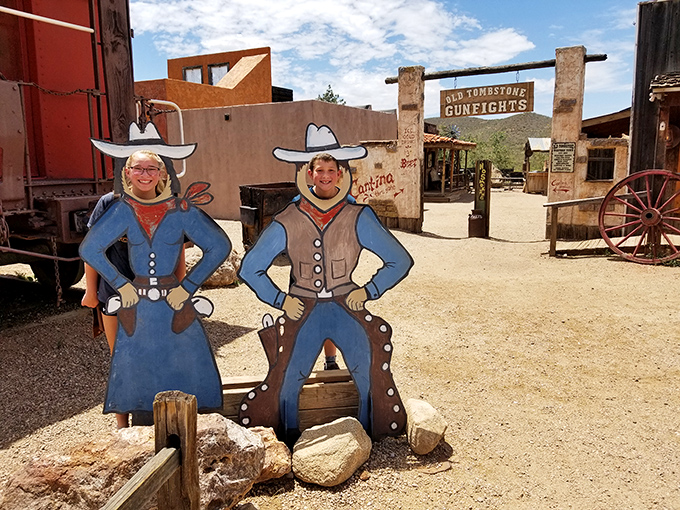 Photo opportunities abound with cutouts that let you become the cowpoke you've always secretly wanted to be &ndash; no actual gunslinging required.