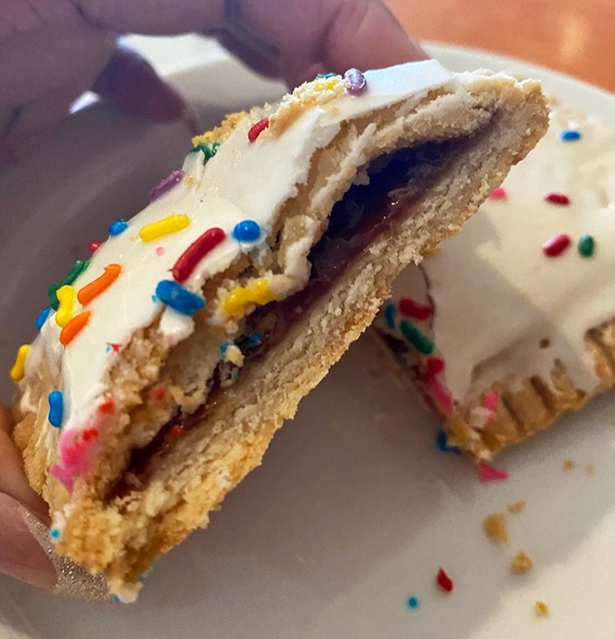 One bite reveals the true magic &ndash; real strawberry filling that tastes like summer sunshine, nestled in buttery, flaky pastry perfection.