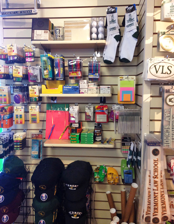 Not just any school supplies &ndash; these are the tools of future legal eagles, arranged with the same care as rare first editions.