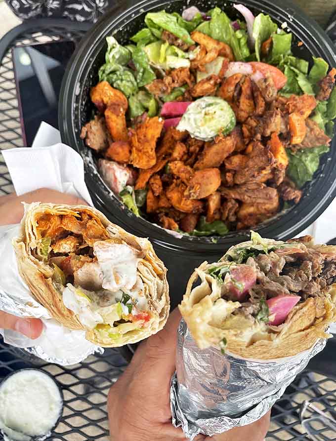 5. shawarma and salad bowl