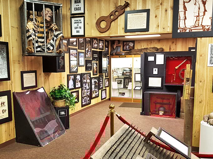 History's dark side comes to life. It's like a haunted house met a history book, and things got... interesting.