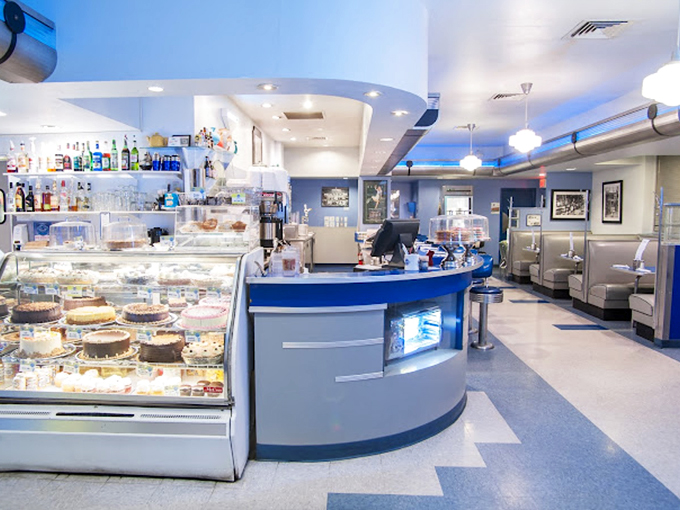 Milkshake heaven! The gleaming counter and classic booths set the stage for comfort food that'll transport you back to simpler times.