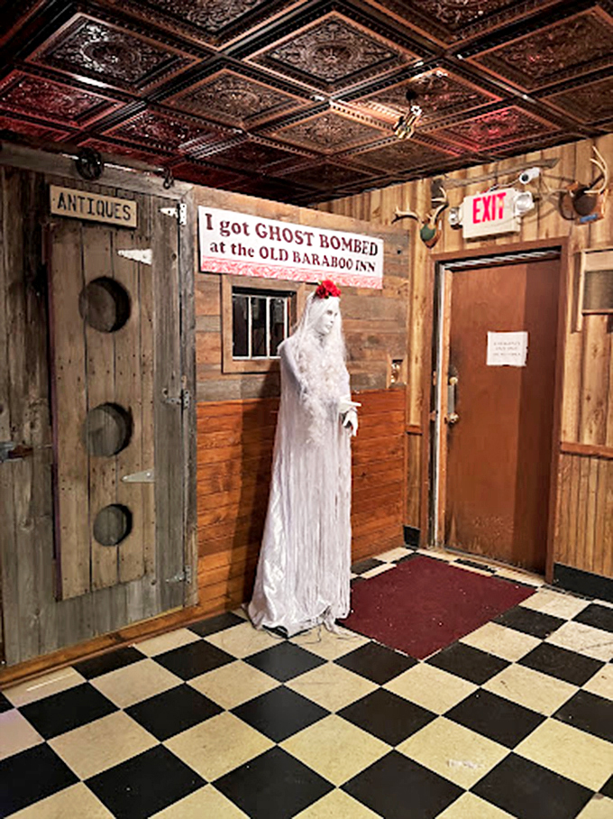 Ghost hunters, your barstool awaits! Grab a pint and settle in for some supernatural socializing.