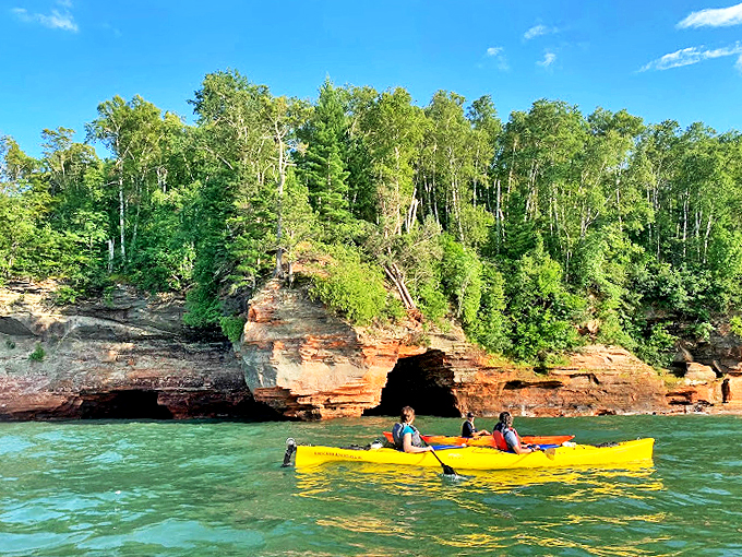 Nature's own ice sculpture garden! These frozen formations would make even the most seasoned ice carver jealous.