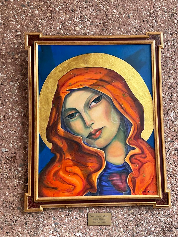 This painting's vibrant colors could give a psychedelic rock poster a run for its money.