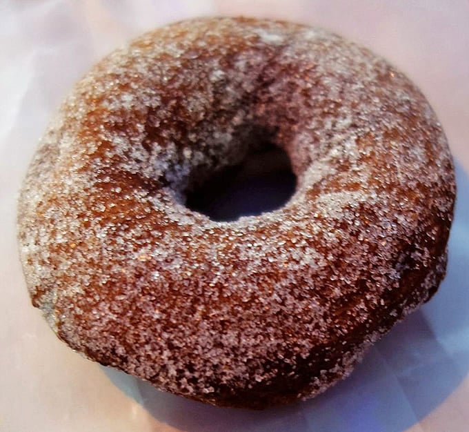 Cinnamon sugar coating this beauty like a sweet, spicy blanket of pure happiness that'll make your taste buds do a little dance.