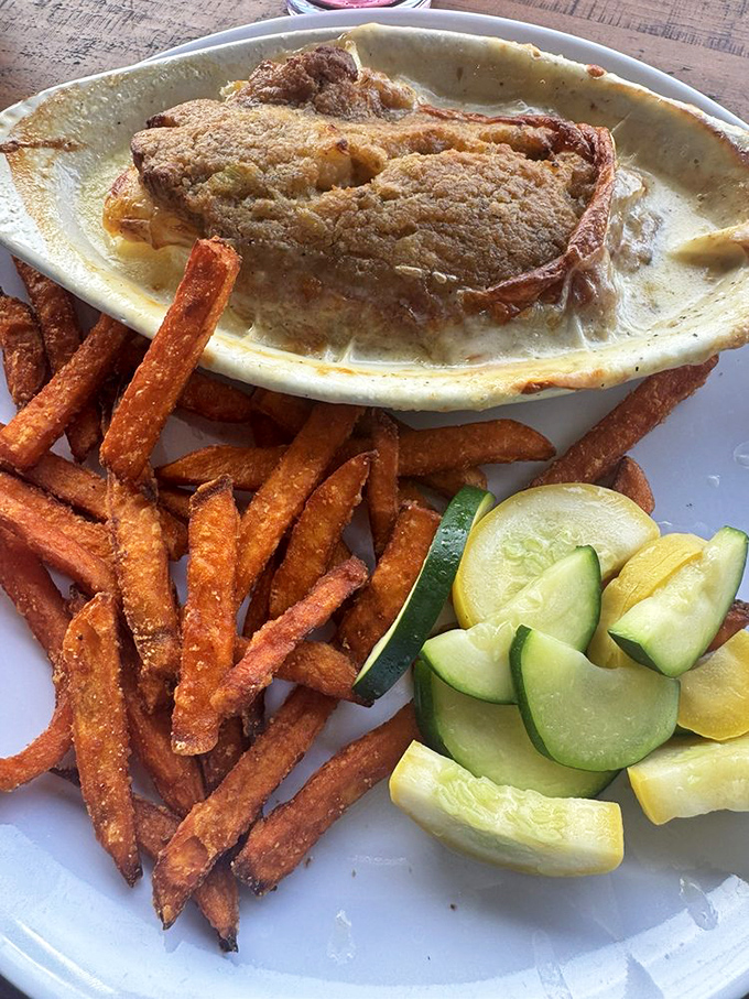 6. baked stuffed haddock