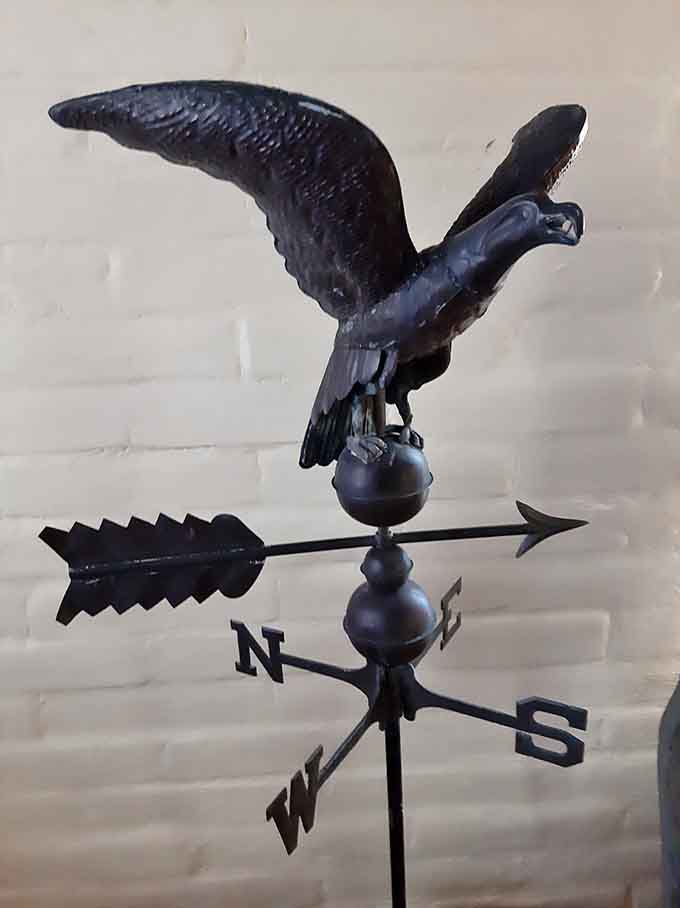 This weathervane has pointed the way through countless storms, and now it's ready to add character to your roofline or garden.