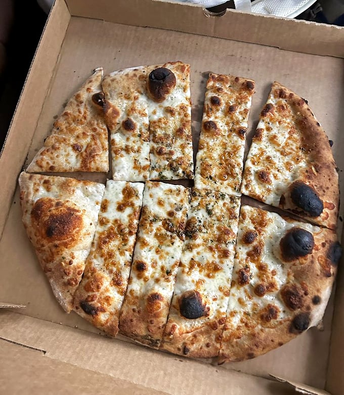 Simplicity elevated to art form. The Cheese & Herb flatbread proves that sometimes the most basic combinations create the most profound experiences.