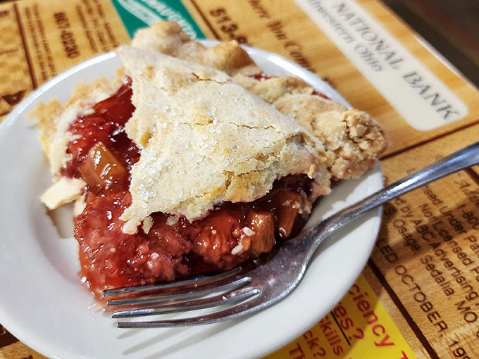 Plump cherries swimming in perfectly thickened glaze beneath a flaky crust&mdash;proof that simplicity, when done right, is unbeatable.