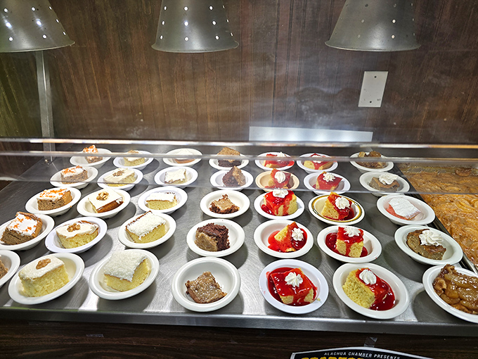 The dessert section &ndash; where diet plans go to die happily amid strawberry shortcake, banana pudding, and other sweet Southern classics.