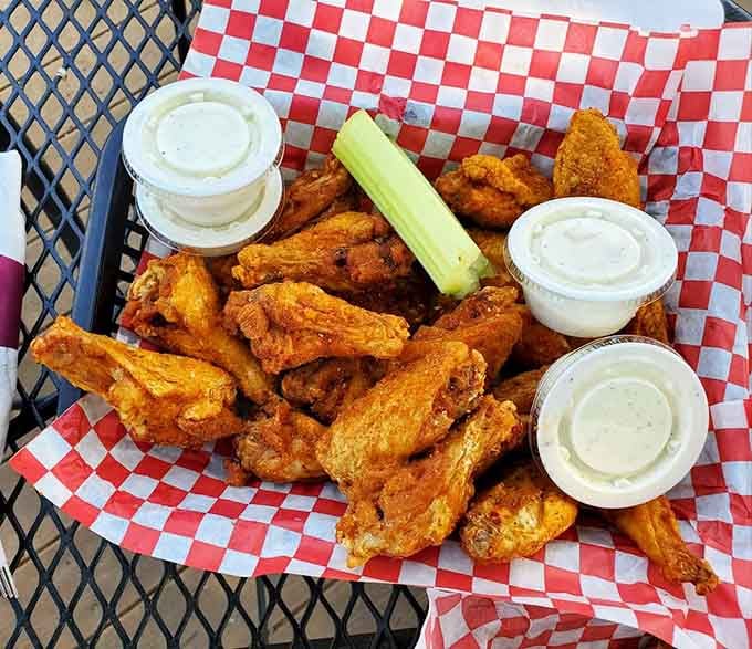 Multiple dipping sauces mean you can customize every bite, turning each wing into its own unique flavor adventure worth savoring.