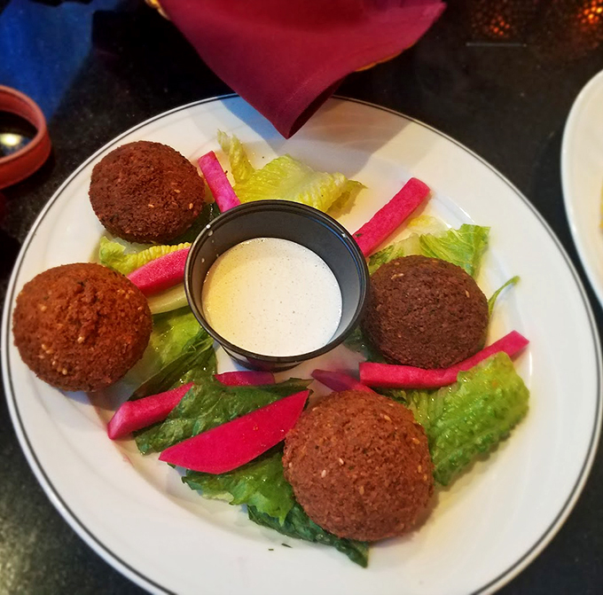 Crispy on the outside, fluffy on the inside. These falafel are so good, you might forget cheese curds exist. Almost.