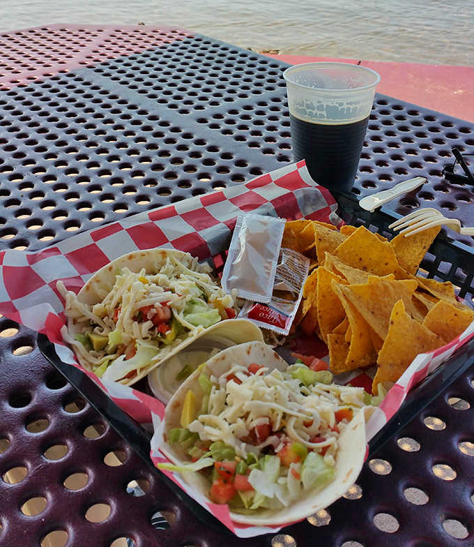 Each taco tells a story of freshness &ndash; locally caught whitefish nestled in soft tortillas with crisp vegetables and that signature lime cilantro crema.