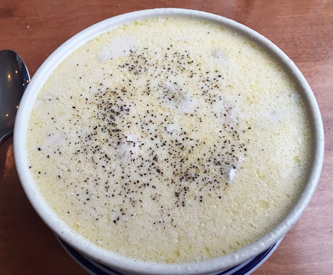 This isn't just soup, it's liquid gold &ndash; creamy chowder that captures the essence of Maine's coastline in every spoonful.