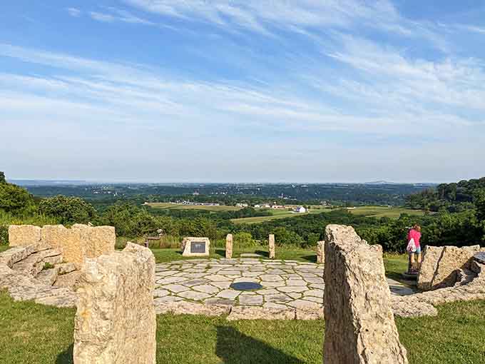 Horseshoe Mound Preserve offers views that make you forgive the Midwest for being so flat everywhere else.
