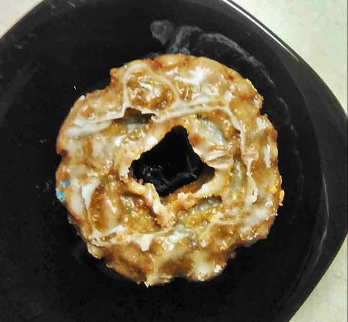 This glazed blueberry cake donut has the perfect crumb structure &ndash; crisp exterior yielding to a tender interior that practically melts on contact.