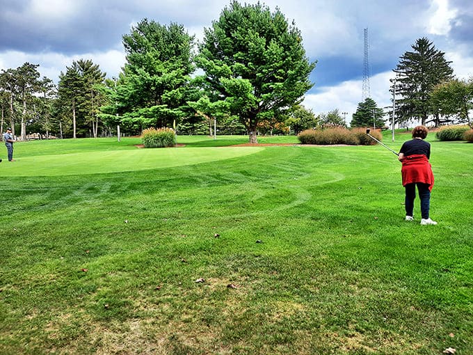 The golf course: where Ohio's rolling landscape provides natural hazards that make every excuse for your bogey completely legitimate.