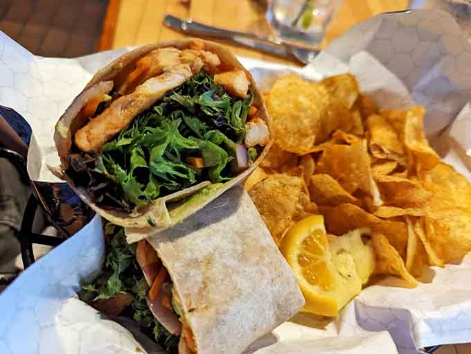 The Carol Wrap packs smoked chicken, bacon, and all the fixings into a portable flavor explosion that doesn't quit.