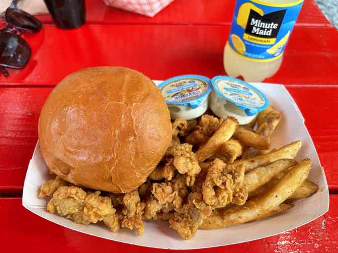 These fried clams are what dreams are made of, assuming your dreams involve perfectly breaded whole belly clams and tartar sauce.
