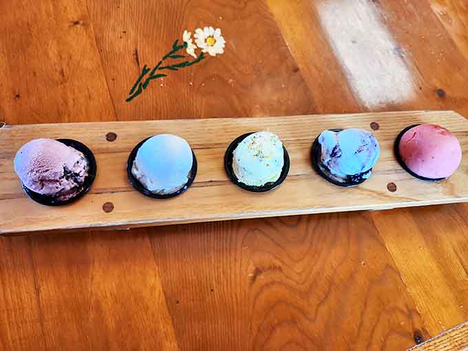 Ice cream flights let the indecisive sample multiple flavors &ndash; a diplomatic solution to the "which scoop" dilemma that plagues first-timers.