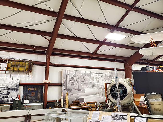 Step inside and travel back to aviation's golden age &ndash; the museum's interior houses treasures that tell stories of daring pilots and engineering marvels.