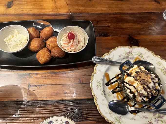 When Italian donuts meet fried Oreos, it's like a dessert summit where everyone wins and diets take a well-deserved vacation.