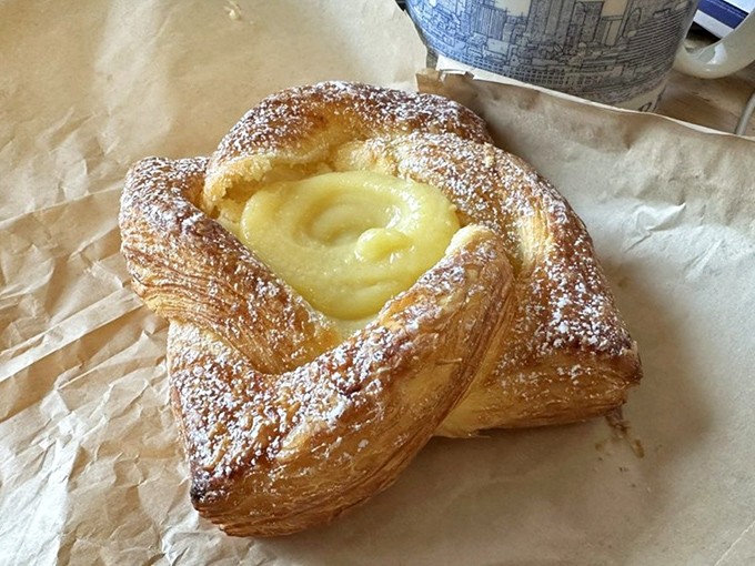 This lemon Danish delivers sunshine in pastry form, with a bright citrus filling that dances perfectly with buttery layers.