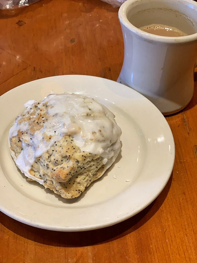 Lemon poppyseed scones achieve that perfect balance &ndash; crumbly yet tender, with bright citrus notes cutting through the buttery richness.