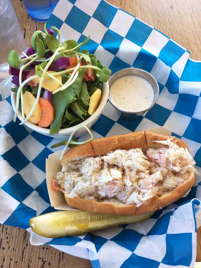 Fresh greens meet tender crab in this lighter option that still delivers all the coastal flavor you're craving without the guilt.