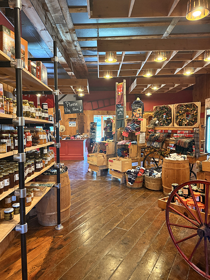 A wonderland of Vermont provisions where every shelf tells a story of local craftsmanship and tradition.