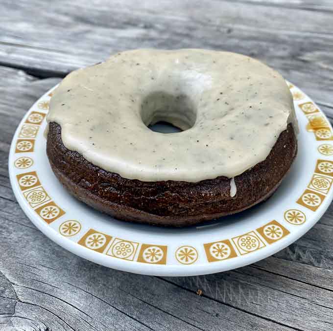 That glaze dripping down the sides of this donut is basically edible art, and yes, it tastes as good as it looks.
